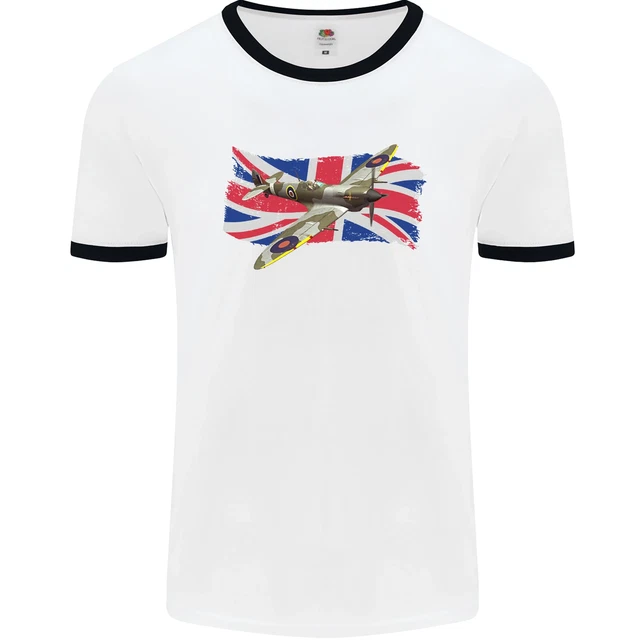 SUPERMARINE SPITFIRE AVEC Le Union Jack Hommes Ringer EUR 13,91 ...