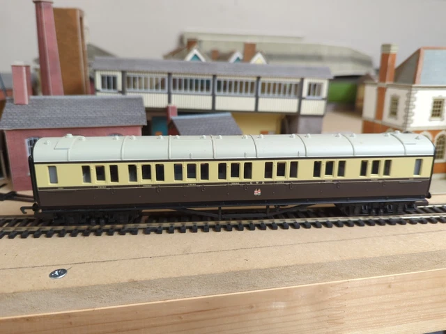 GWR CHOCOLATE CREAM Collett Composite Coach 6068 £14.01 - PicClick UK