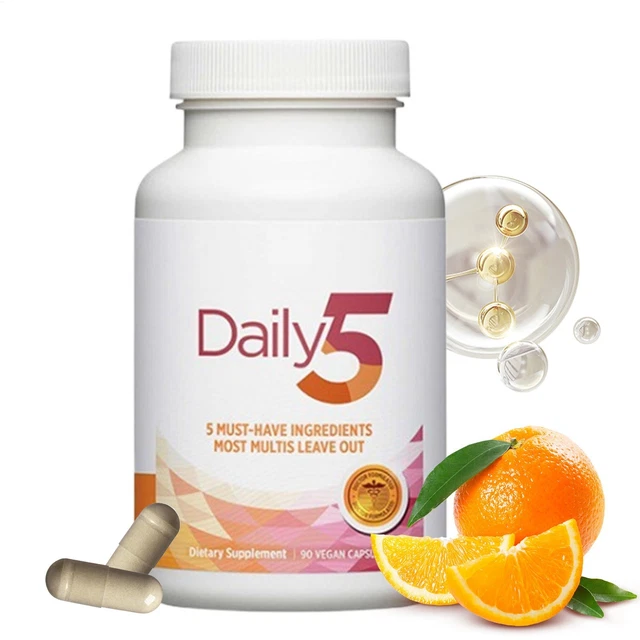 DOCTORS' PREFERRED DAILY5 90 Vegan Capsules Dietary Supplement £11.19 ...
