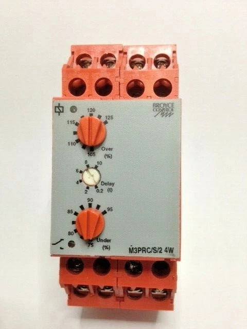 BROYCE M3PRC/S/2/2-4W 240VAC Phase Failure,Phase Sequence,Under & Over ...