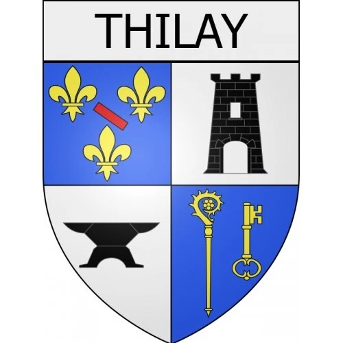 THILAY 08 VILLE Stickers blason autocollant adhésif EUR 3,99 - PicClick FR