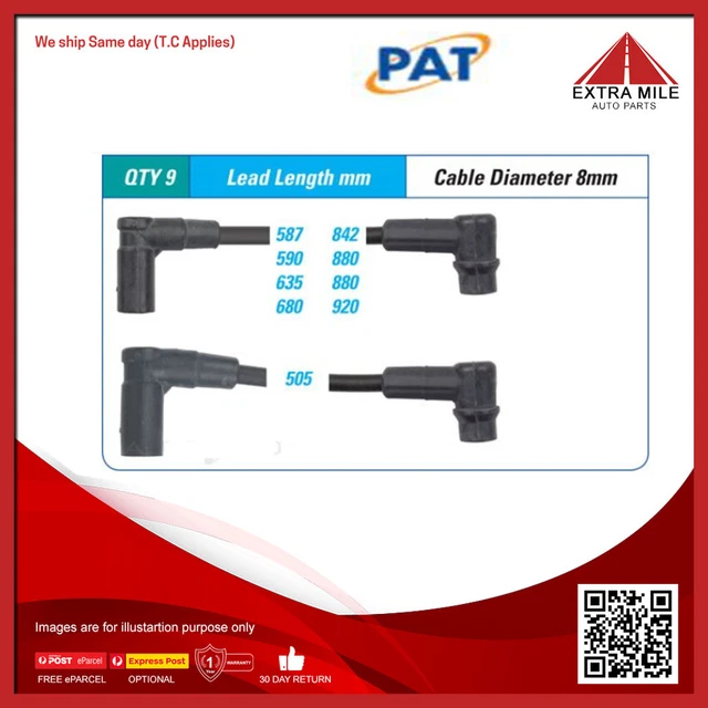 PAT IGNITION LEAD Set For Holden Monaro GTS 350 HG, HQ, HT 5.7L 350 V8 ...