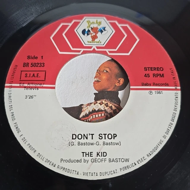 🎵 THE K. I. D. 🎵 Don'T Stop Do It Again 45 Italy Press 1981 $3.85 ...
