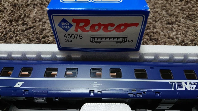 ROCO 45075 ÖBB TEN Schlafwagen Typ WLABmz - Epoche 4 - NEU/OVP EUR 39 ...