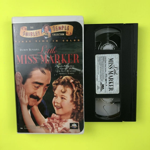 LITTLE MISS MARKER (VHS, 1999, Clam Shell)-023 $19.96 - PicClick CA