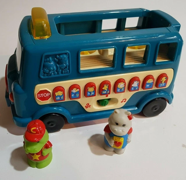 VINTAGE VTECH BUS Toy Complete With Animal Figures Sounds Toy £7.99 ...