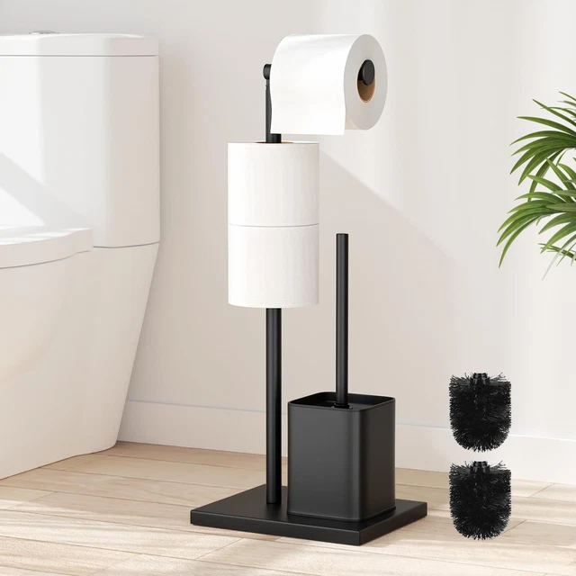 PORTE PAPIER TOILETTE avec Brosse WC - Porte Rouleau Papier Toilette ... PORTE PAPIER TOILETTE avec Brosse WC - Porte Rouleau Papier Toilette ...
