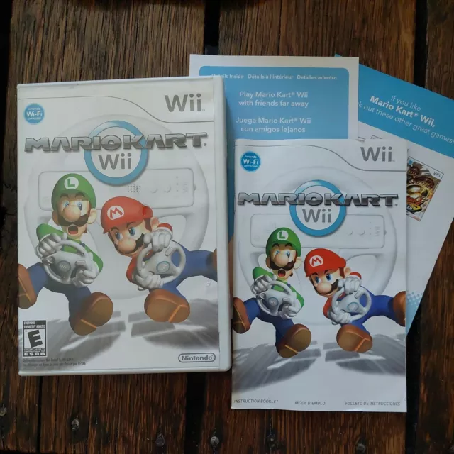 MARIO KART WII Nintendo Cart Game Authentic OEM Case And Manual Only ... MARIO KART WII Nintendo Cart Game Authentic OEM Case And Manual Only ...