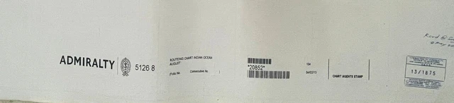 ADMIRALTY AUGUST 5126 (8) ROUTEING Chart INDIAN OCEAN Map Chart ...