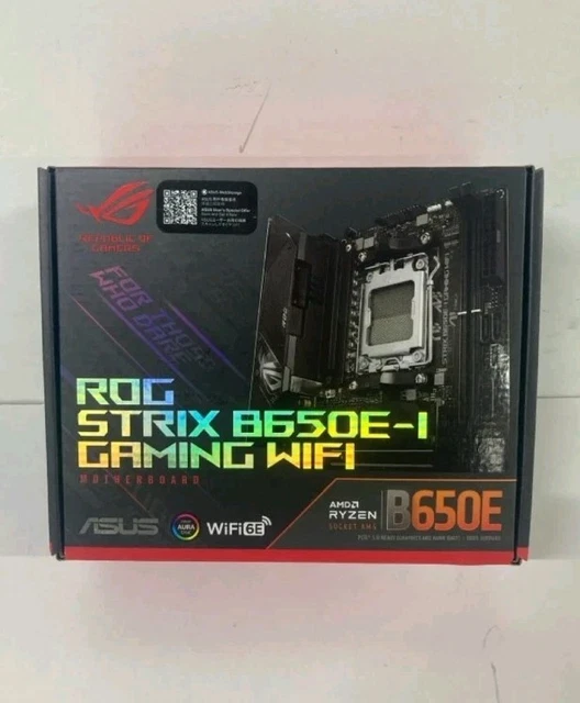 ASUS ROG STRIX B650E-I Gaming WiFi AMD AM5 DDR5 Mini-ITX Motherboard £ ...
