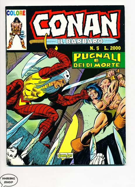 CONAN IL BARBARO N° 5 (Comic Art, 1989) da edicola EUR 4,00 - PicClick IT