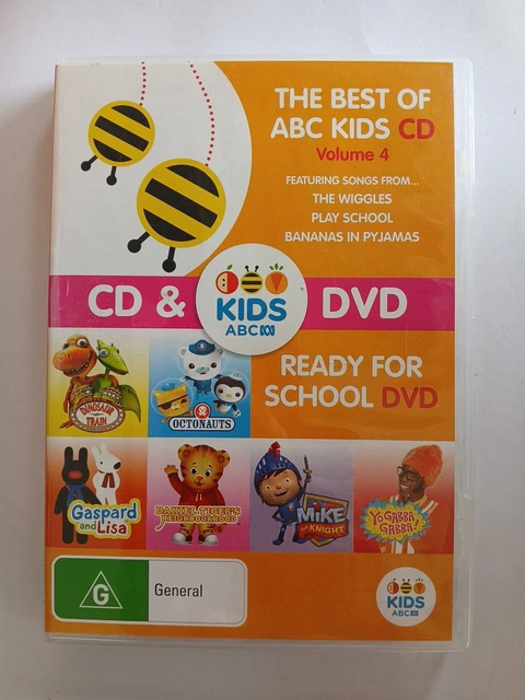 THE BEST OF ABC Kids CD Vol 4 and Ready For School DVD 2 disc set 2016 ...