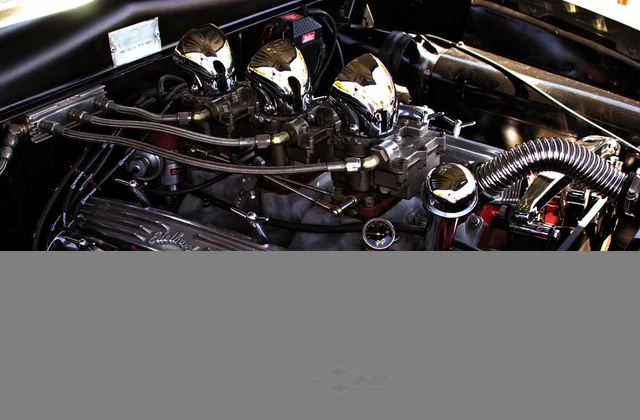 ENGINE INTAKE MANIFOLD C357 B Three Deuce Edelbrock 5419 £449.79 ...