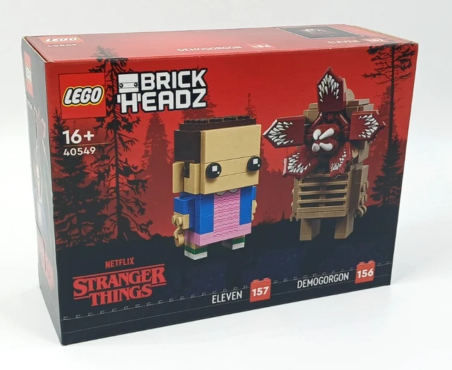 LEGO BRICKHEADZ NETFLIX Stranger Things Demogorgon & Eleven (40549) New ...