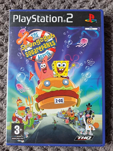SPONGEBOB THE MOVIE PS2 Playstation Video Game THQ Nickelodeon 3+ No ...