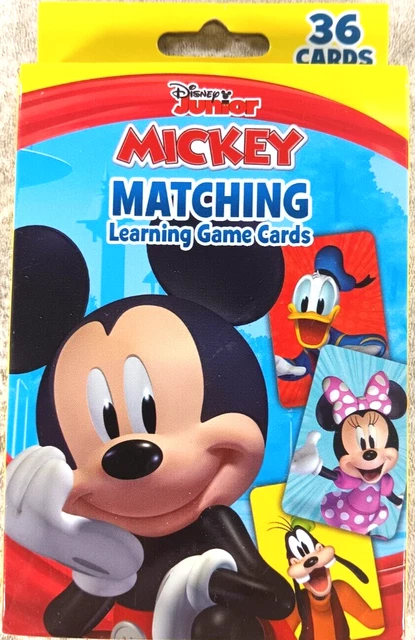 DISNEY JUNIOR MICKEY Matching Learning Game Cards 36 Cards by Bendon $4 ...