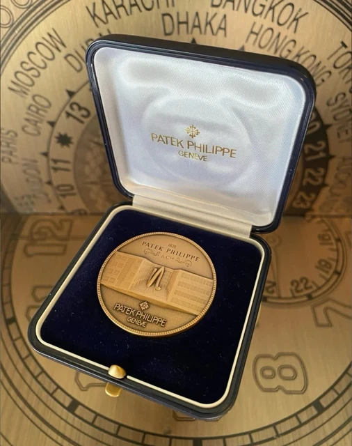 PATEK PHILIPPE GENEVE Museum Inauguration Collectable Bronze Medal Coin ...