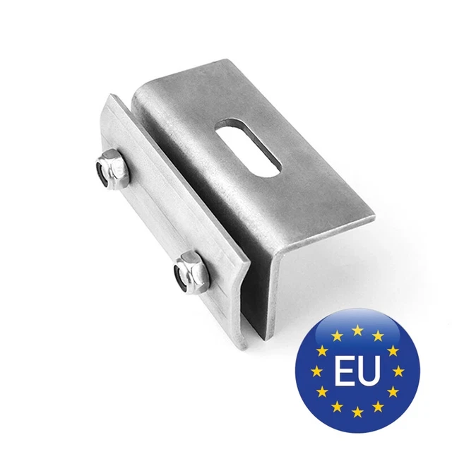 DACHFALZKLEMME STEHFALZDACH STEHFALZKLEMME Befestigung Solar Montage Edelstahl EUR 4,40 ...