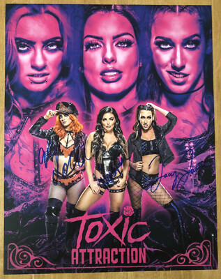 WWE NXT 2.0 Toxic Attraction 11x14 Mandy Rose, Gigi, Jacy Jayne AUTOGRAPHED £70.92 - PicClick UK