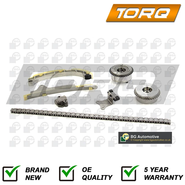 TIMING CHAIN KIT Torq Fits Toyota Yaris 2008- Auris 2009-2018 1.3 ...