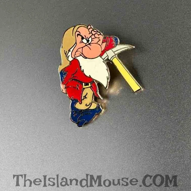 DISNEY SNOW WHITE & the Seven Dwarfs DLR Grumpy Pick Ax Pin (UA:2499) £ ...