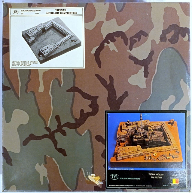 VERLINDEN PRODUCTIONS 259 Vietnam Artillery Gun Position 1:35 New £145. ...