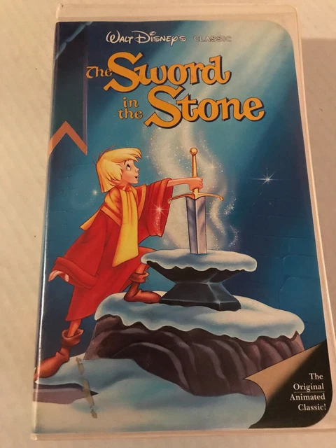 WALT DISNEY'S THE Sword In The Stone Vhs Black Diamond Clamshell #2 EUR ...