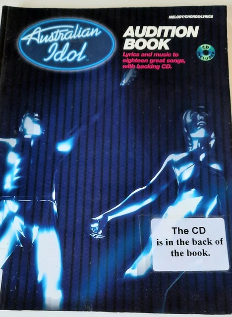 Australian Idol Audition Book With Cd 18 Great Songs Lyrics Music
