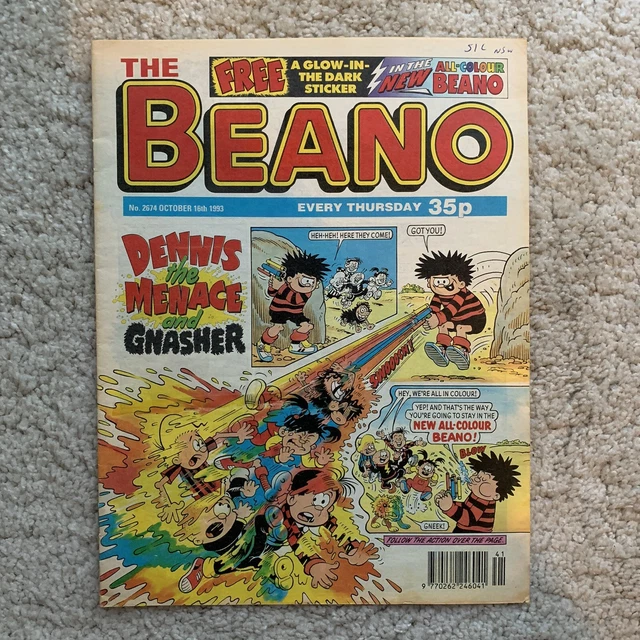 BEANO 2674 FIRST Ever Full Colour Landmark Issue Immaculate Condition £ ...