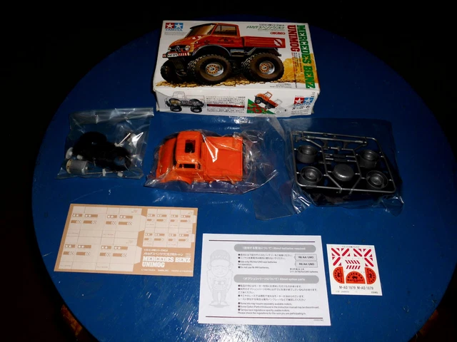 MODELLBAU BAUSATZ MODELLBAUSATZ UNIMOG U80 4WD in 1:32 Tamiya 19009 zum ...