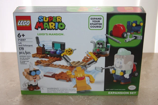 LEGO SUPER MARIO: Luigi’s Mansion Lab and Poltergust Expansion Set ...