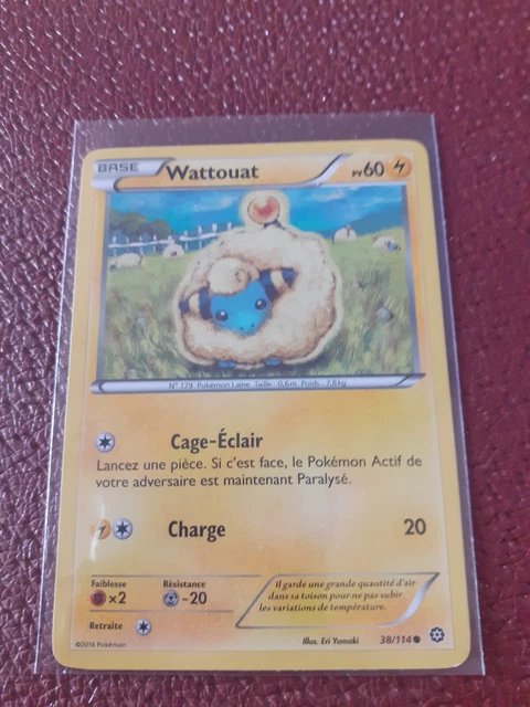 CARTE POKEMON FRANÇAISE Wattouat 38/114 xy offensive vapeur 2016 EUR 1 ...