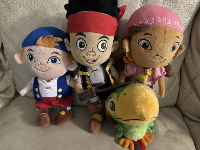 JAKE AND THE neverland pirates Soft Toy Bundle, Jake, Izzy, Cubby And ...