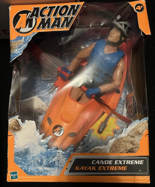 HASBRO ACTION MAN Kayak Extreme 2001 in scatola - Completo di Accessori ...