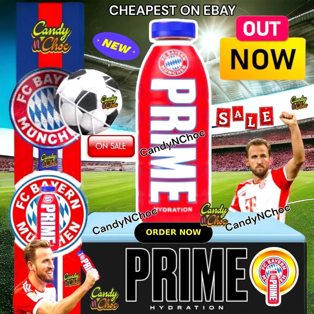 PRIME HYDRATION BAYERN Munich IN HAND NOW Exclusive Rare New Flavour ...