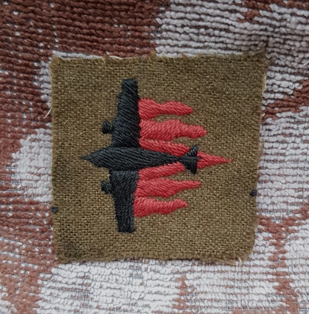 WW2 BRITISH ARMY 5th Anti Aircraft Division Flash Sign cloth Patch ...