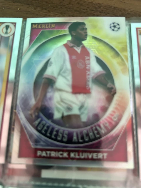 2022-23 TOPPS MERLIN chrome #AA-8 Patrick Kluivert insert alchimie sans âge Ajax EUR 1,15 ...