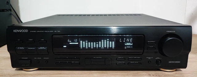 KENWOOD GE-760 STEREO Equalizzatore Grafico Digitale 7 Bande - Midi ...