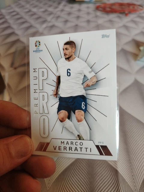 TOPPS EURO 2024 Match Attax Card Premium Pro PP 5 Marco Verratti PP5 ...