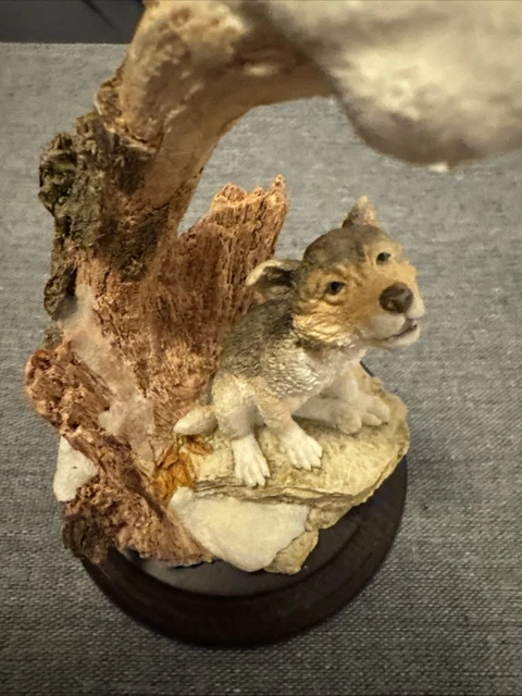 RARE VINTAGE COUNTRY Artists By K. SHERWIN "Spellbound" Wolf On Rocks ...