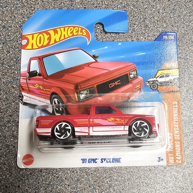 HOT WHEELS 2025 91' GMC SYCLONE Red Hot Trucks Brand New 2025 £3.56 ...