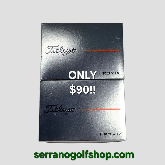 NEW (SALE!) 2025 2 Dozen Titleist Pro V1x Golf Balls | No Logos £88.97 ...