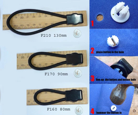 BUNGEE LOOP PULL down clip fastener Ute Boat Tonneau Cover 1pk ...