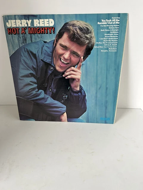 JERRY REED - Hot A' Mighty - 1973 Vinyle 12'' Lp./ VG+/ Country Pop EUR ...