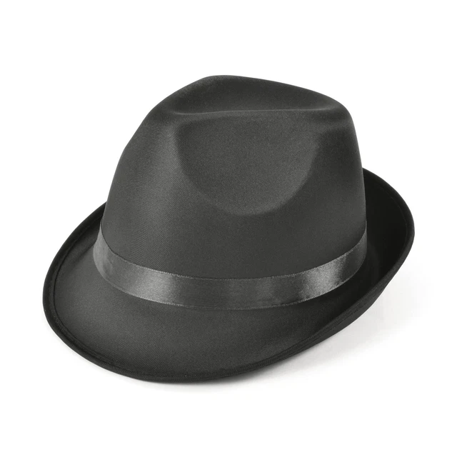 BRISTOL NOVELTY UNISEX Adults Small Style Fedora HatOne Size Black ...