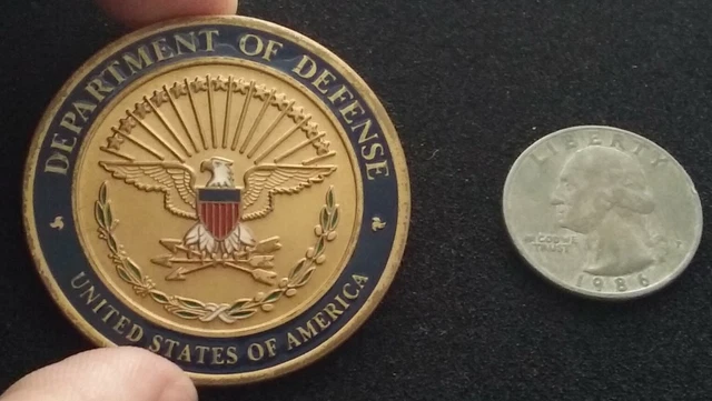 AUTHENTIC SECDEF DONALD Rumsfeld Secretary of Defense Pentagon US ...