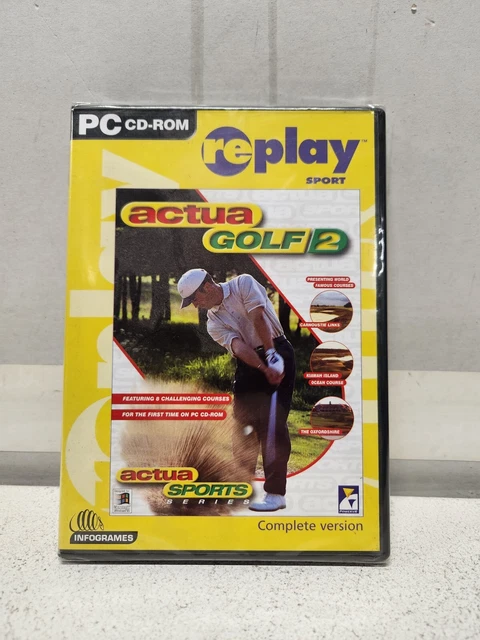 ACTUA GOLF 2 Replay Sports Edition PC Game Brand New & Sealed £19.95 ...