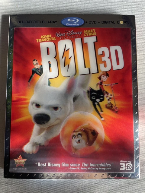 DISNEY BOLT (BLU-RAY/DVD, 2011, 3-Disc Set, Includes Digital Copy 3D ...