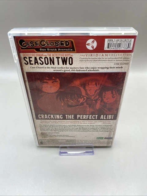 CASE CLOSED: SEASON Two (DVD, 2009, 4-Disc Set) $45.00 - PicClick CA