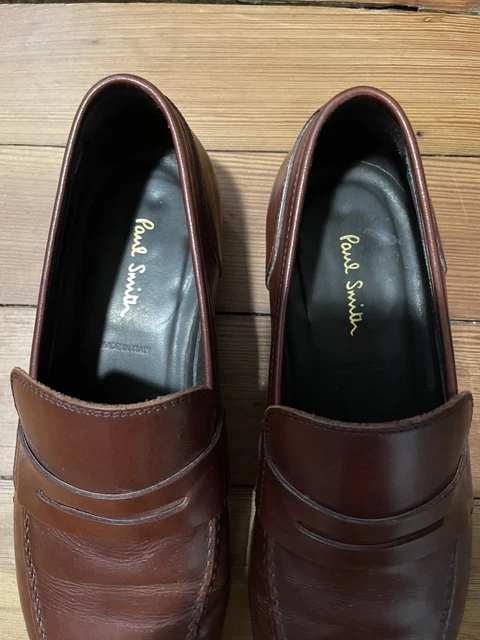 PAUL SMITH 'CHILTON' men's leather brown penny loafer - size 7US 6UK £ ...